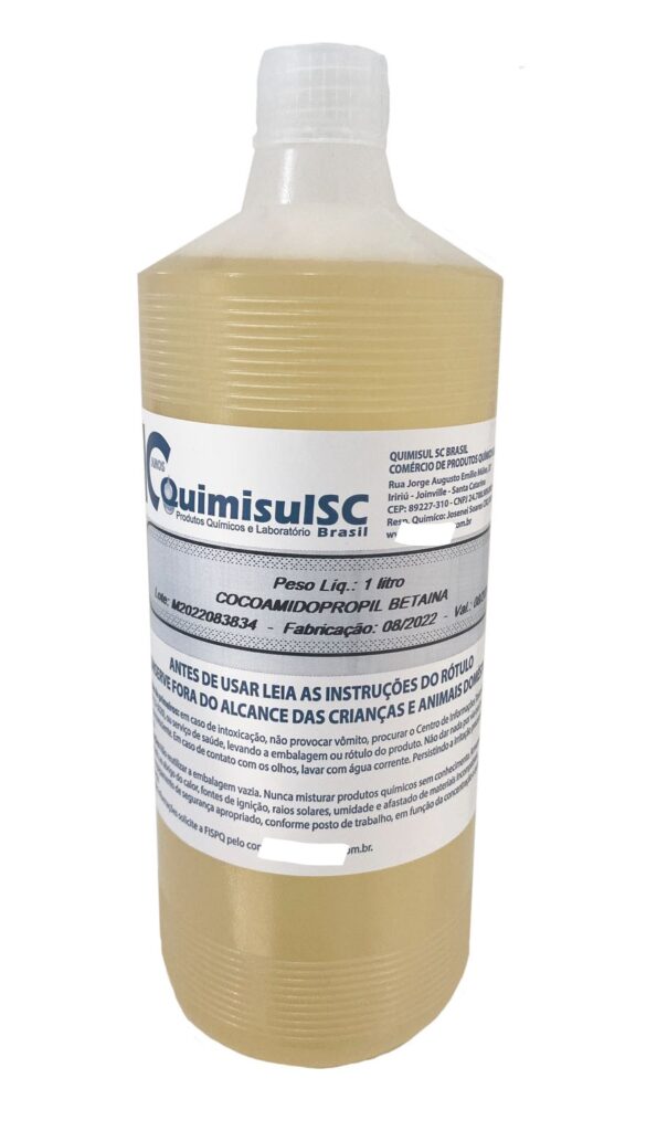 Anfótero (Betaína) 1 litro - QUIMISUL SC BRASIL LTDA