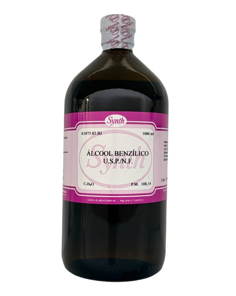 ÁLCOOL BENZÍLICO 1 LITRO - SYNTH - QUIMISUL SC BRASIL LTDA